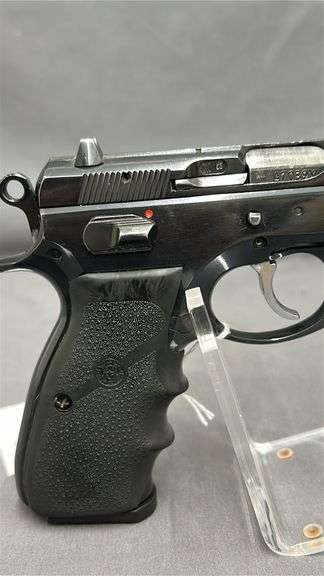 CZ-USA CZ 75 B, .40 S&W, with Hogue Rubber Grips, Original Grips, and Box - Albrecht Auction Service