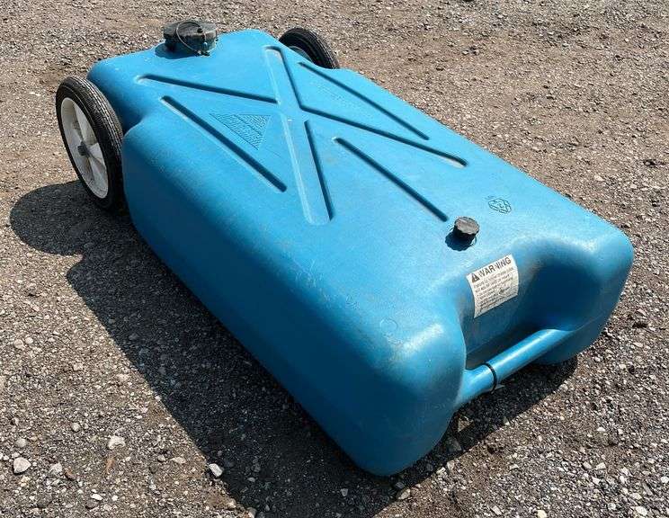 Tote-Along tote with hitch, 10-gallon water caddy, like new - Albrecht ...