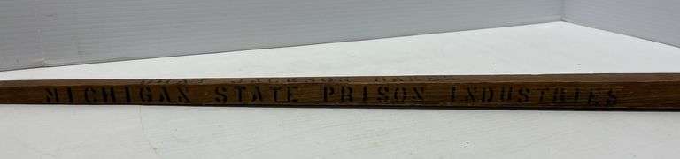 Jackson Prison made ruler, marked "Michigan State Prison Industries ...