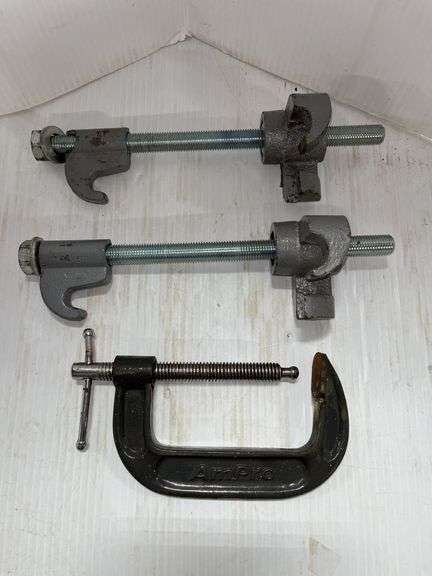 Coil spring compressors with clamp, up to 11"L, like new - Albrecht ...
