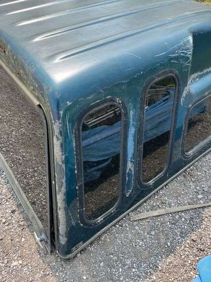 Green truck topper, CR1700 Astro, 69" x 80", used - Albrecht Auction ...