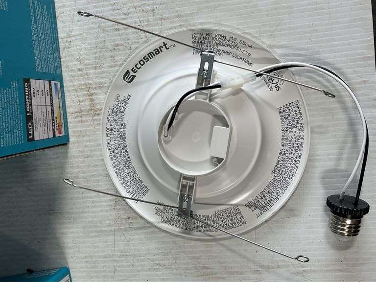 (2) 4-Packs of EcoSmart integrated LED soft white 65W replacement ...