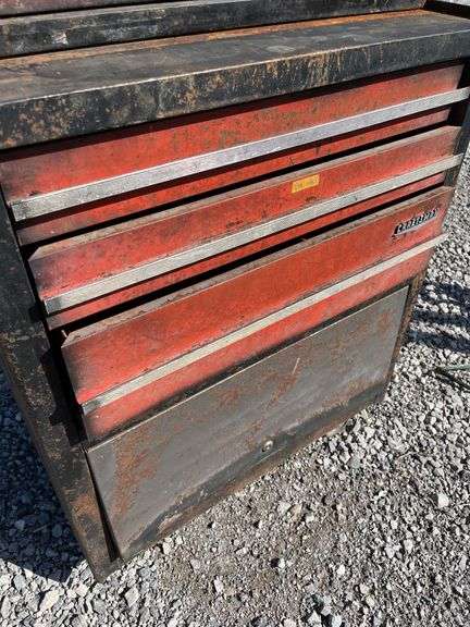 Craftsman upper and lower tool box, 51"H x 26"W, rusty - Albrecht ...