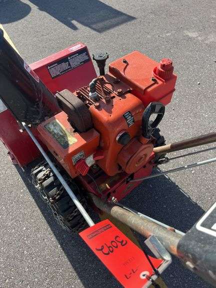 Toro snow blower, Model No. 521, with reverse and three speeds, good ...