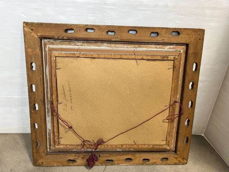 Older framed print by BF Reinhart, signed and numbered, 1876 George ...