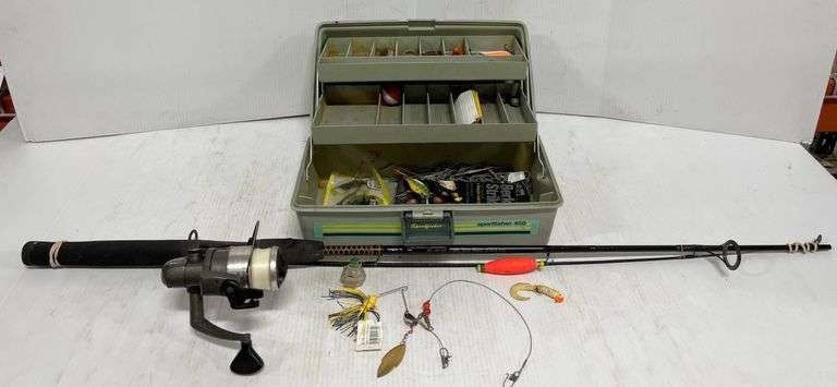 Fishing pole set, includes: Shakespeare 6' medium action Ugly Stik ...