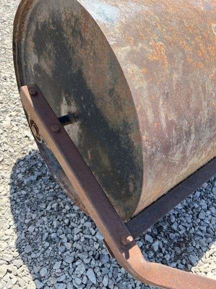 Lawn roller with 1" hole for filling with water or other material, 23 ...