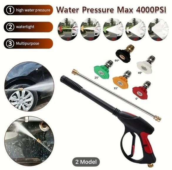 High pressure cleaning machine water gun, M22-14 pure copper valve core ...