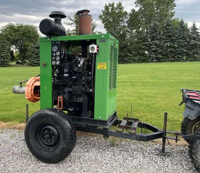 2012 John Deere Irrigation Pump, (5655 Hours), JD 99 HP 4-Cylinder with ...
