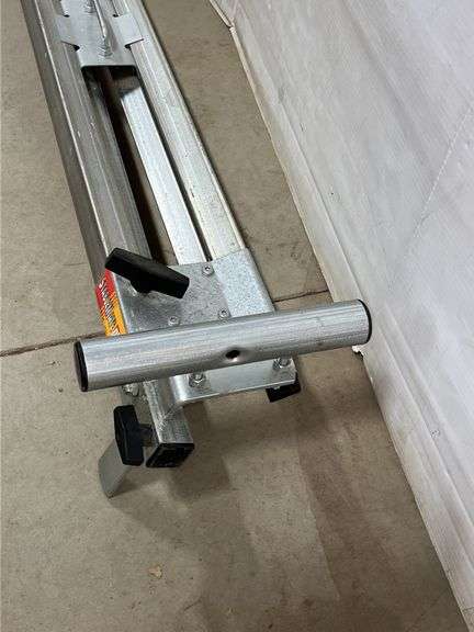 Miter box stand, heavy duty, arm extends out, Plus-100 model, works as ...