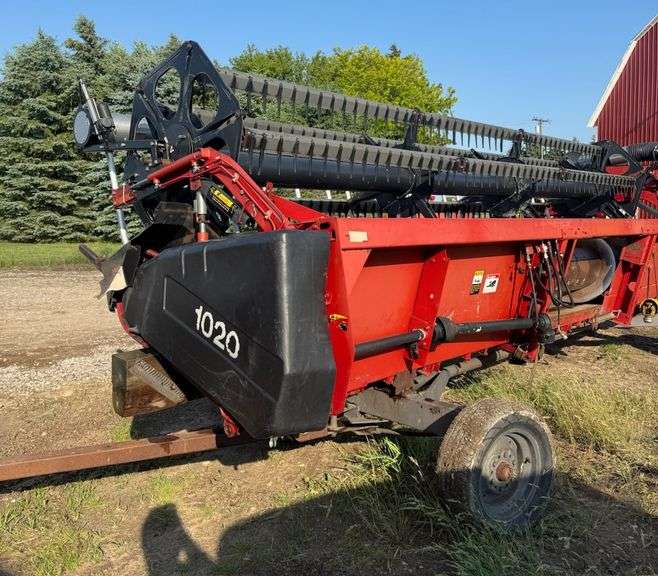 Case IH 1020 Grain Head, 20', with Wind Reel System, New Knife and ...