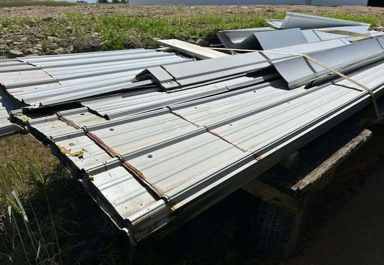 This item Selling ABSOLUTE! ~~~ 40' x 80' Roof Take-Off Steel, White ...