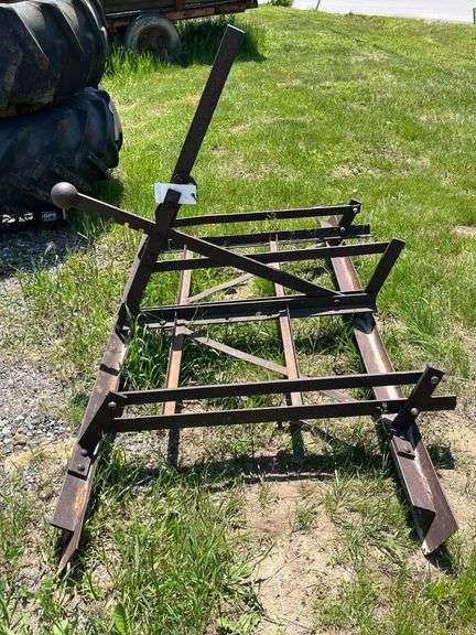 Steel driveway leveler, 2-blade, adjustable pitch, 80" x 36", good ...