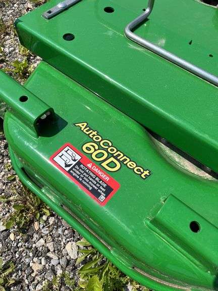 John Deere 60D mower deck, serial no. 1M03060DVMM050937, like new ...
