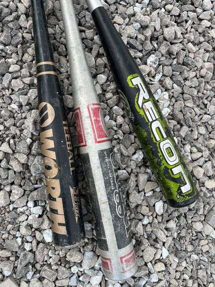 (3) Aluminium bats, 30"L - Albrecht Auction Service