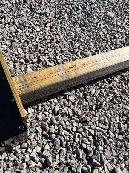 Mailbox, mounted to pole, 4x4, standard box- 20" pole, excellent ...