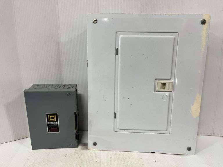 Square-D Boxes, 30 AMP general duty 240V safety switch, 6 1/2"W x 3 1/2 ...