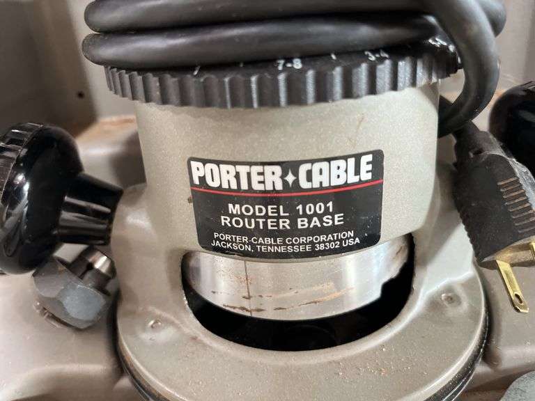 Porter Cable router #1001 - Albrecht Auction Service