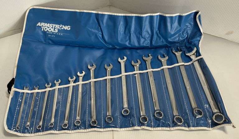 14-Piece Armstrong Tools metric wrench set, 6-19mm, made in the USA ...
