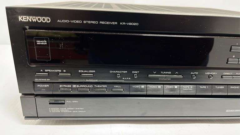 1990 Kenwood KR-V8020 stereo receiver, 100W per channel, 17"W x 15"D x ...