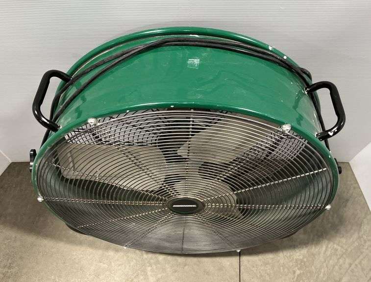 Masterforce drum fan, 24"Dia, multi-speed, tilting, up to 6900 CFM ...