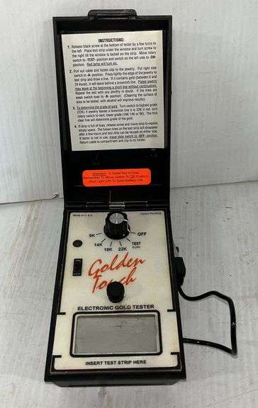 Golden Touch electronic gold tester machine, for 9K to 22K, battery ...