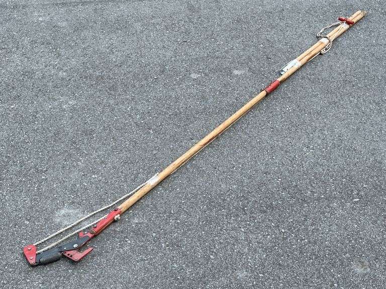 Tall tree branch loppers with extendable handle and extension, overall ...