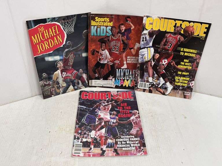 (4) Magazines with Michael Jordan on the covers, includes: Two ...