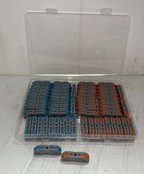 60-PIece copper CLLICE level wire connectors kit, quick connect inline ...