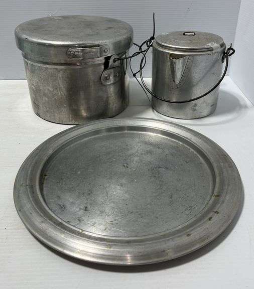 Complete cooking kit with coffee pot and planter, from 1970's Boy ...