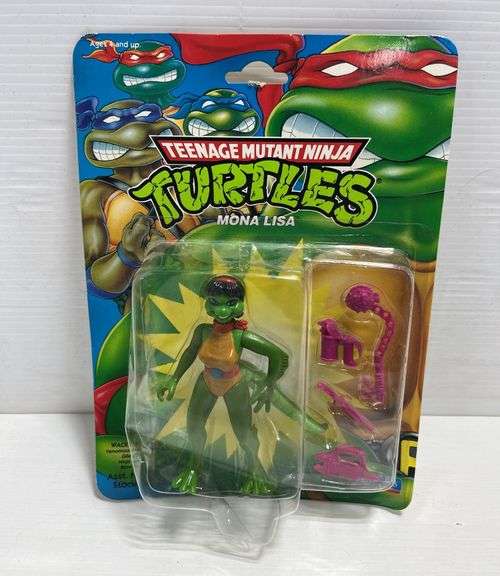 1992 Playmates Teenage Mutant Ninja Turtles, Mona Lisa figure, original ...