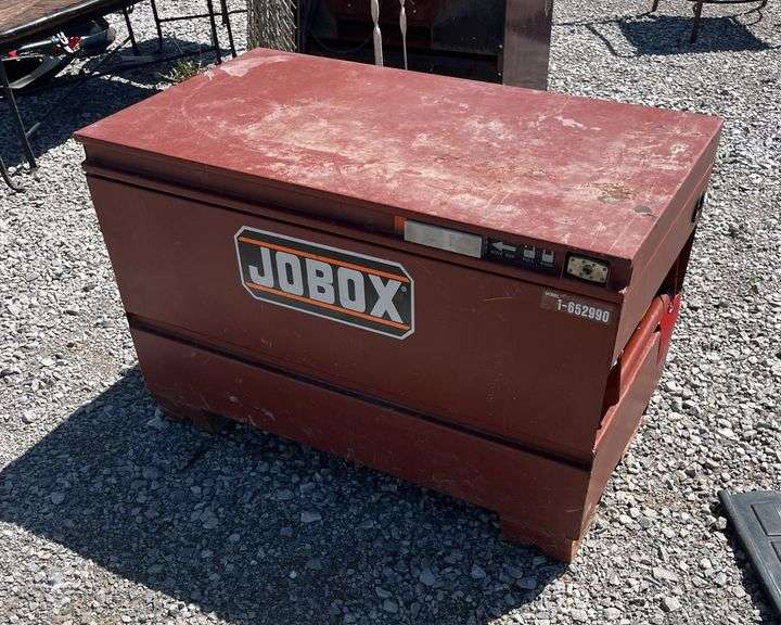 Steel "JOBOX", Model No. 1-652990 with handles, 36"W x 20"D x 24"H, is ...
