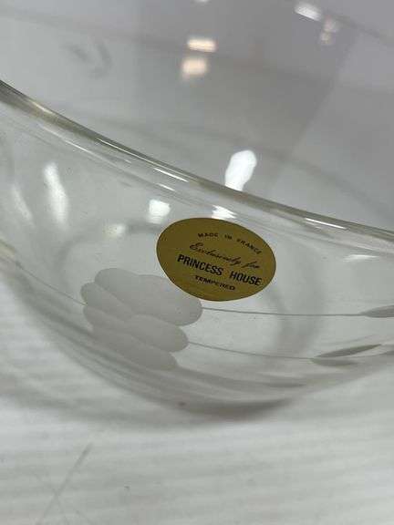 Princess House, 3-piece Heritage Gallery fine crystal bowl set, made in ...