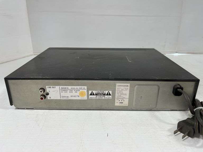 Sony linear skate disc loading compact disc player, CDP-30, digital, 14 ...