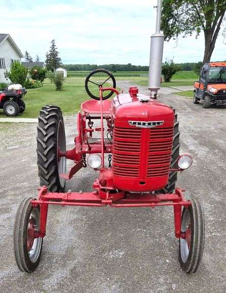 Farmall Super AV Tractor, New Tires, New Rims Front and Rear, Complete ...