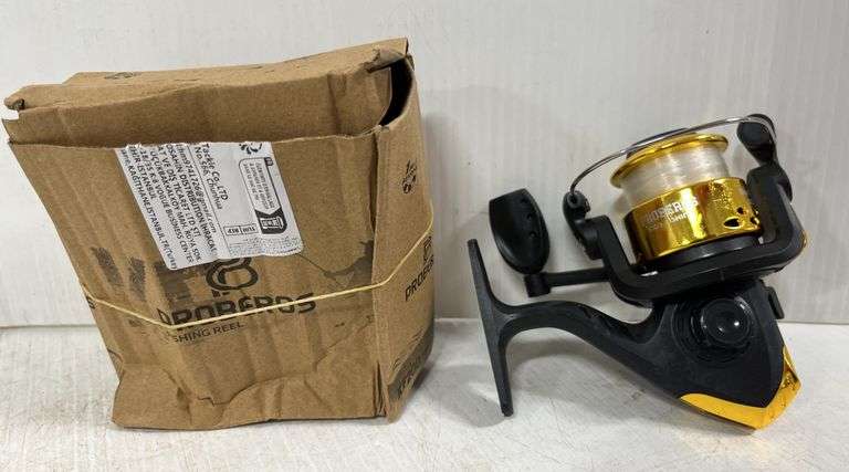 Open fishing reel, 5.1:1 ratio, new - Albrecht Auction Service