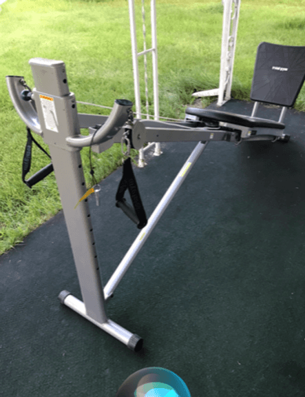 Total Gym exercise unit, Chuck Norris signature series model, heavy ...