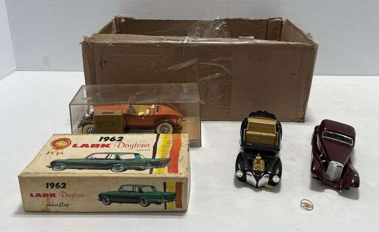 (11) Vintage model cars and plane, includes: 1- Premier 1962 Lark ...