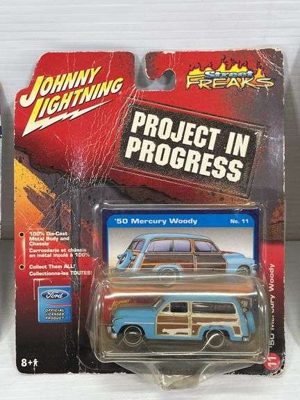 Johnny Lightning "Street Freaks" 1950 Mercury Woody, no. 50301G, 2 1/2 ...