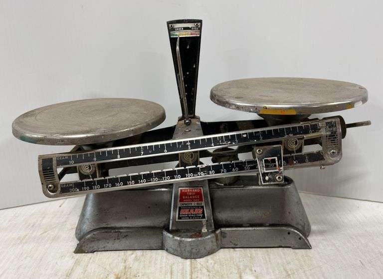 Harvard trip balance double-beam scale, 14"W x 8"H, used - Albrecht ...