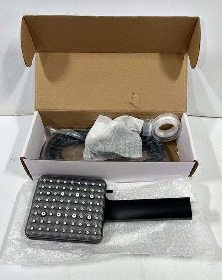 Gritch Venus high pressure hand shower with 60" stainless steel hose, 6-spray settings ...