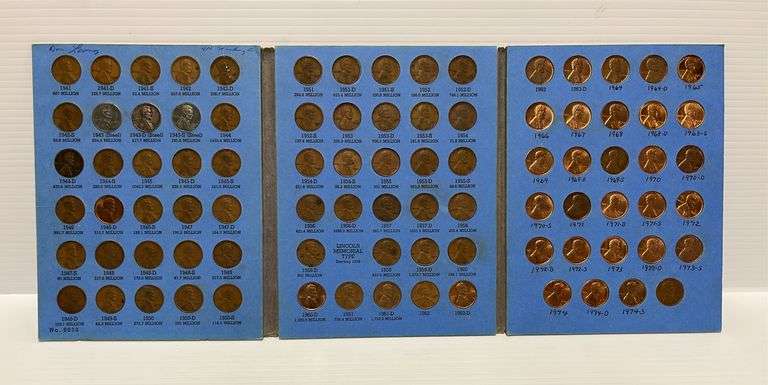 Lincoln head cent collection, full book, many key dates - Albrecht ...