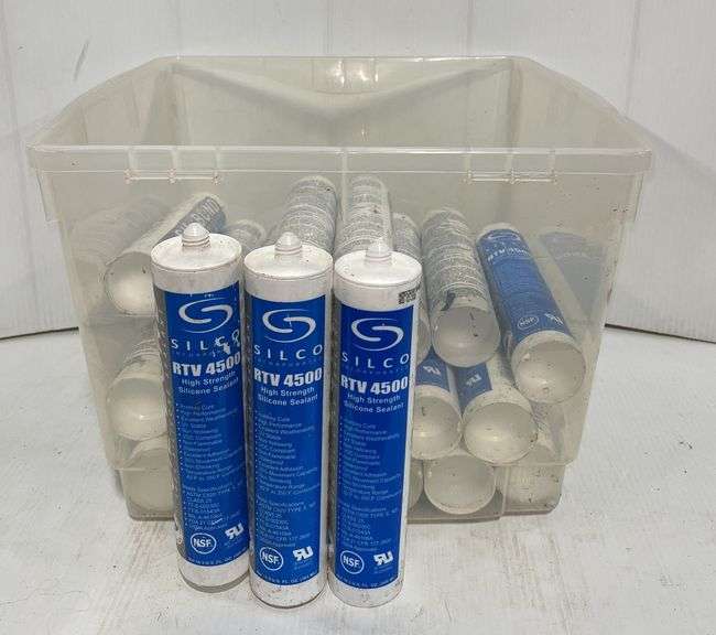 (24) 10.3 oz. tubes of Silco RTV 4500 high strength silicone sealant ...