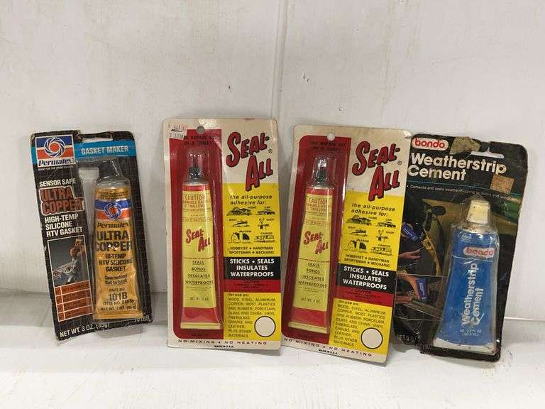 (12) Auto repair liquids, and more, NOS - Albrecht Auction Service