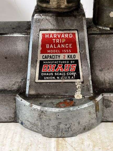 Harvard trip balance double-beam scale, 14"W x 8"H, used - Albrecht ...