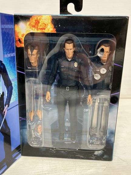 (2) Toys/movie figurines, includes: T-1000 from Terminator 2: Judgement ...