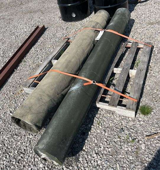(2) Rolls of military screen, one roll- 86"L, other roll- 76"L, used ...