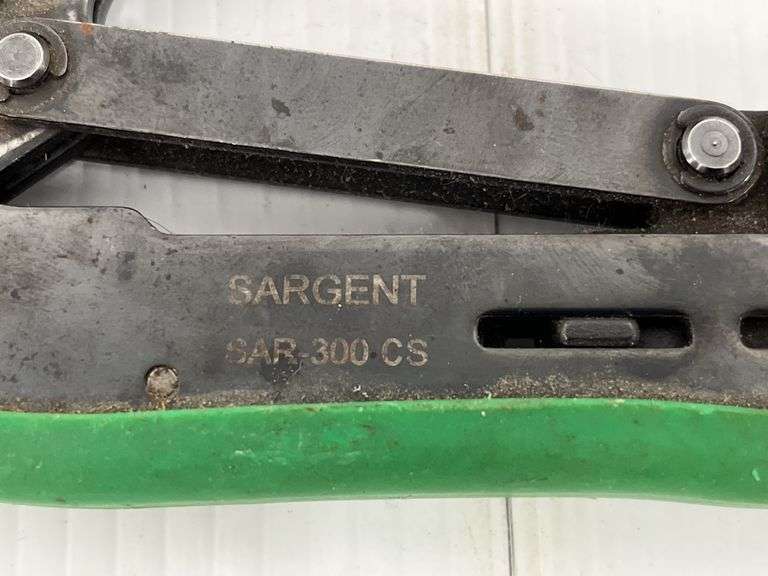 Sargent Tool: Compression/fixed coax crimper, green in color, 7"L, good ...