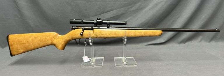 Stevens Model 121, .22 S/L/LR, Single-Shot Bolt Action, with Tasco 4x15 ...