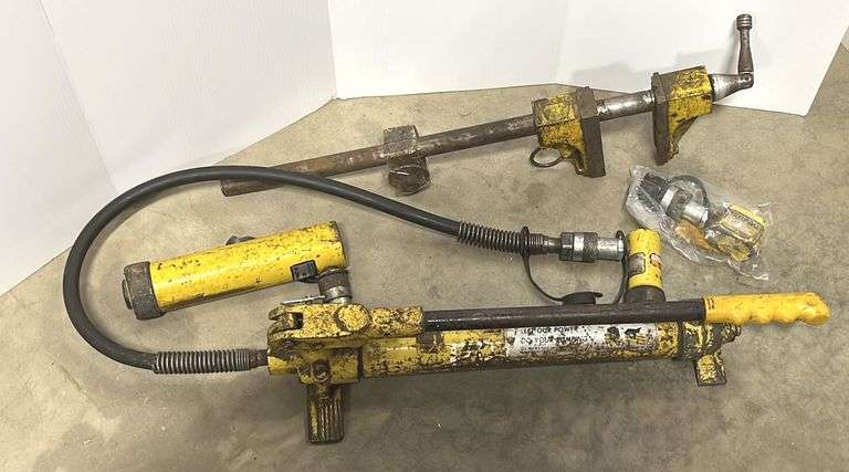 Enerpac Porta-Power jack, and an 18" AMF heavy duty clamp, good ...